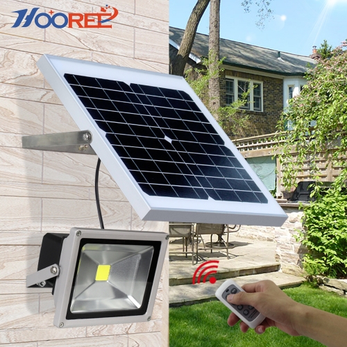 20W Integrated LED Solar Flood Light with Remote Control Function